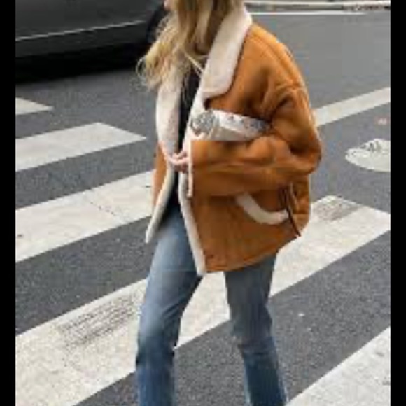 Sandro | Jackets & Coats | Sandro Royal Shearling Jacket | Poshmark